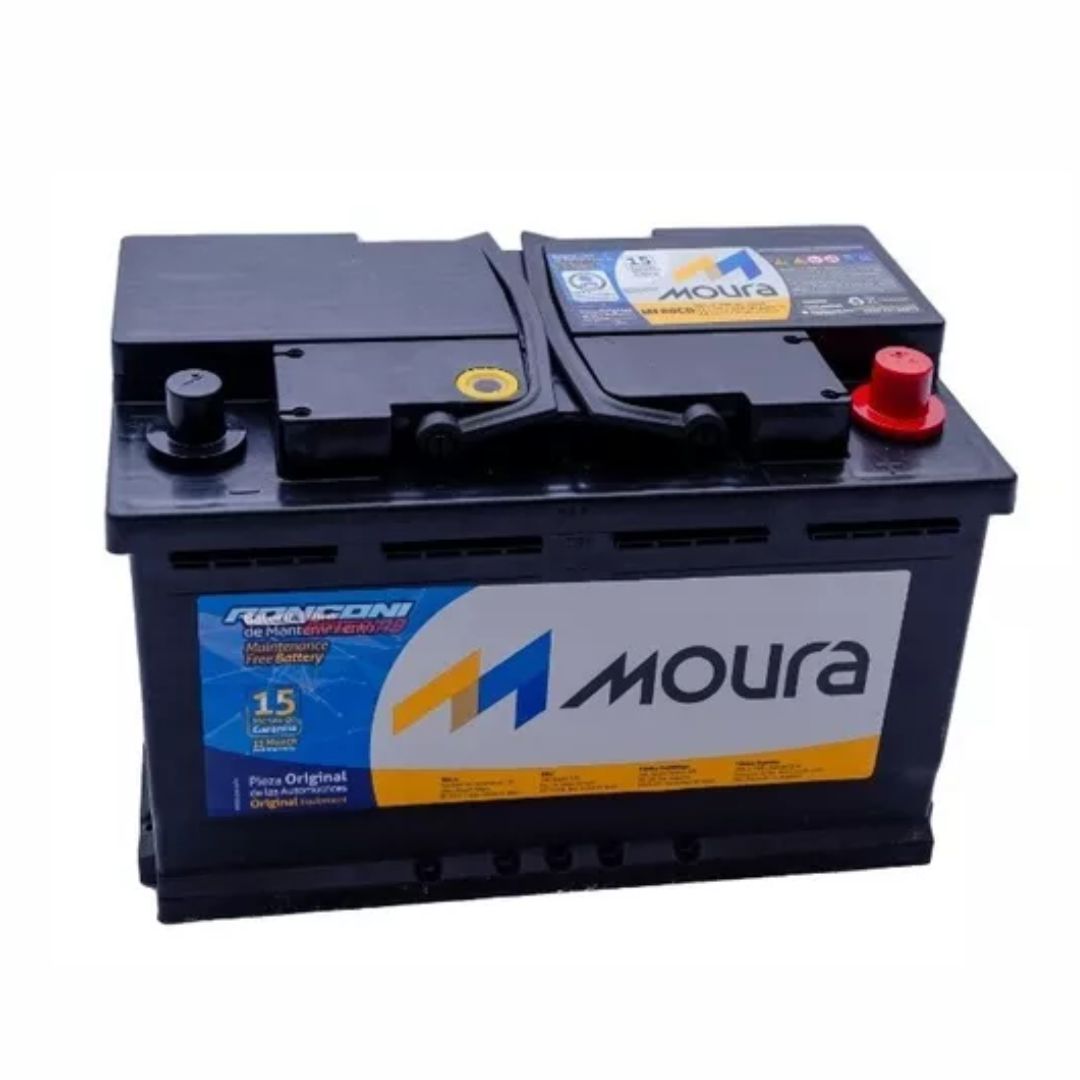 BATERÍA PARA AUTO MOURA MOURA 80CD / 80 AMP BAJA – Rm Baterias